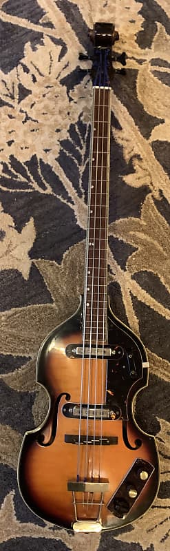 Conrad Beatle Bass Fiddle Head mid-1960s Modded | Reverb