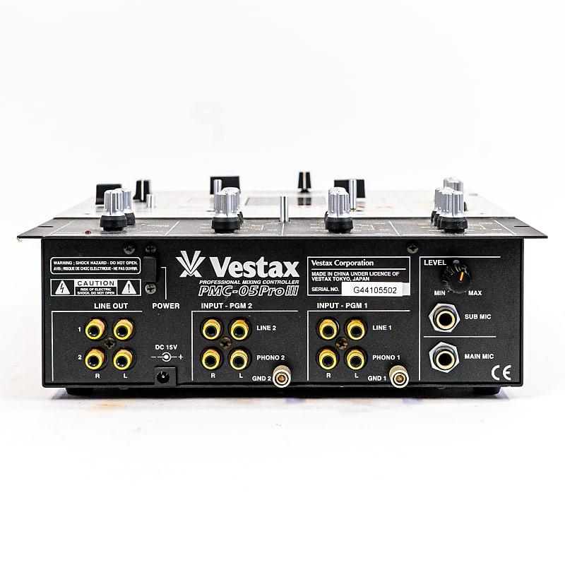 Vestax PMC-05 Pro III 2 Channel Mixer - Professional Mixing | Reverb
