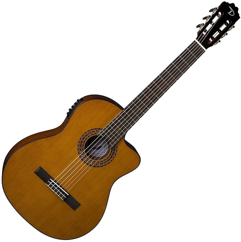Dean CSCPC GN Espana Classical Plus A/E Solid Cedar Guitar, | Reverb