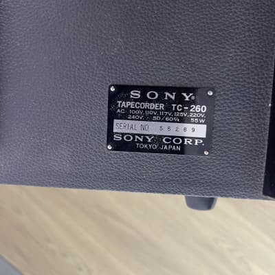 Sony TC-260 Reel to Reel 4-Track Tape Recorder | Reverb