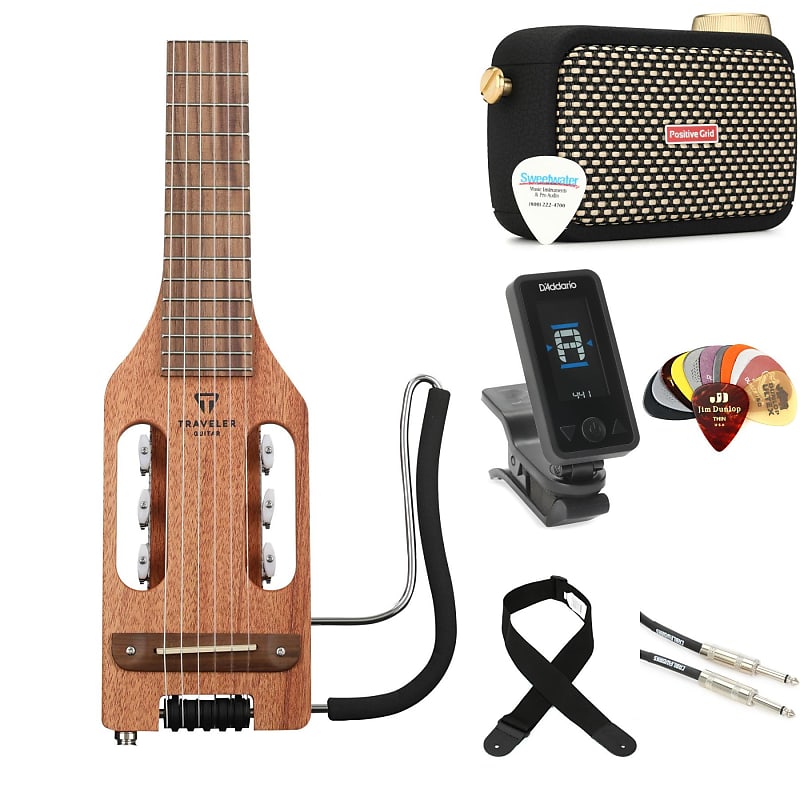 Traveler Guitar Ultra-Light Nylon and Spark GO Amp Bundle - | Reverb
