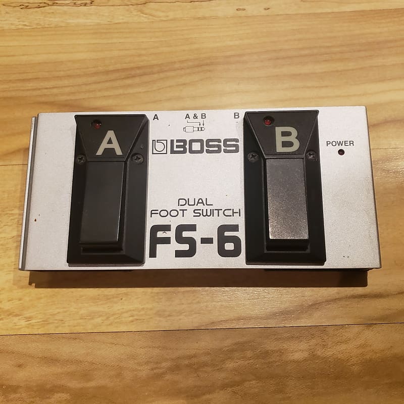 Boss FS-6 Dual Latching Or Unlatching Footswitch Silver | Reverb