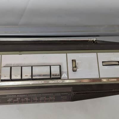 SONY CFS-W301 Boombox AM/FM/Dual Stereo Cassette Player / | Reverb