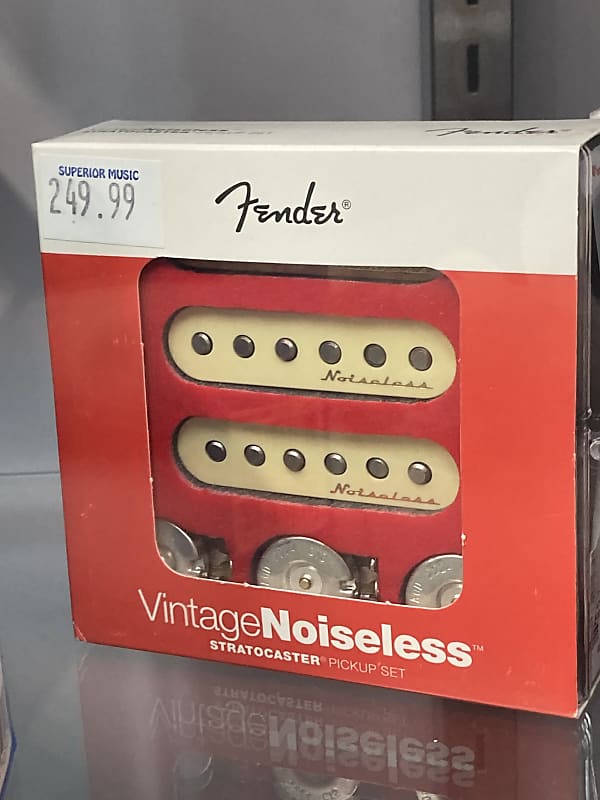 Fender Vintage Noiseless Stratocaster Pickup Set | Reverb