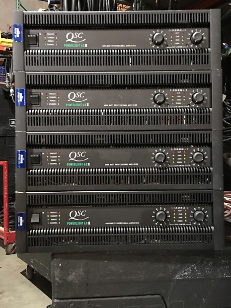 QSC Powerlight 6.0 II 6000 Watt Amplifier (4 Available) | Reverb