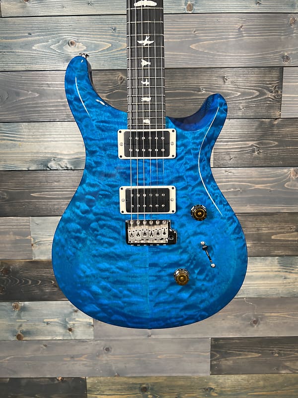 PRS S2 Custom 24 Electric Quilt top - Blue Matteo | Reverb