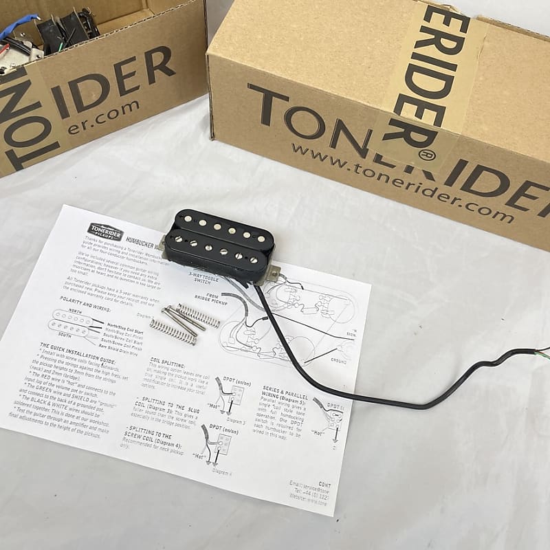 Tonerider Generator Bridge Pickup Black Alnico V Free | Reverb Canada