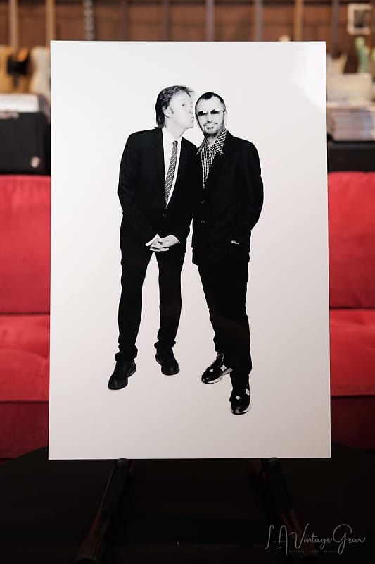 Rob Shanahan Rock Art – Paul McCartney Kissing Ringo Starr - | Reverb