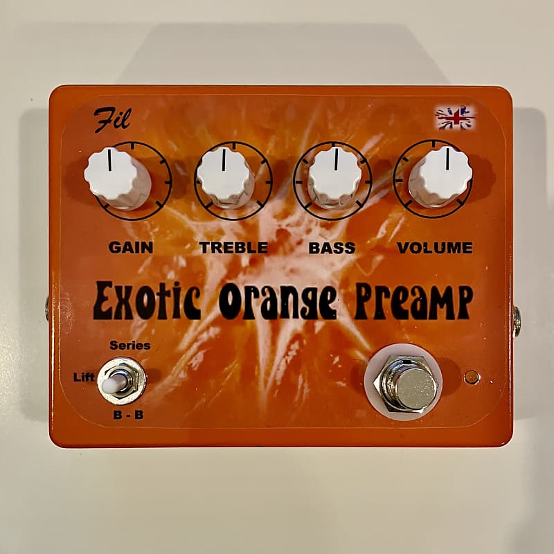 Exotic Orange Preamp Pedal (BB Xotic preamp clone - see | Reverb