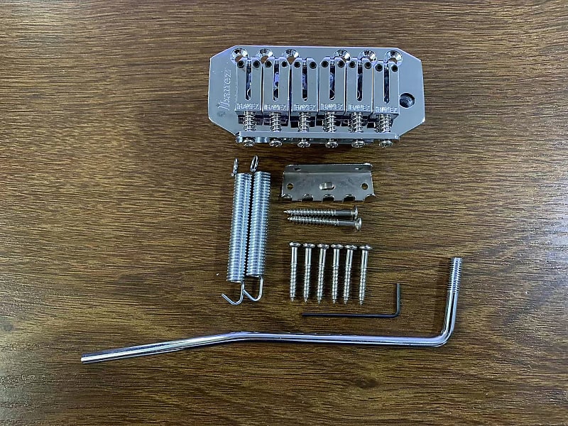 Ibanez FAT 6 Guitar Bridge Tremolo System in Chrome | Reverb
