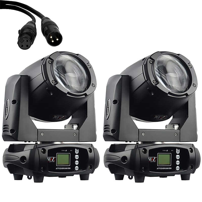 JMAZ Lighting ATTCO Beam 100 LED Moving Head Effect Lights | Reverb