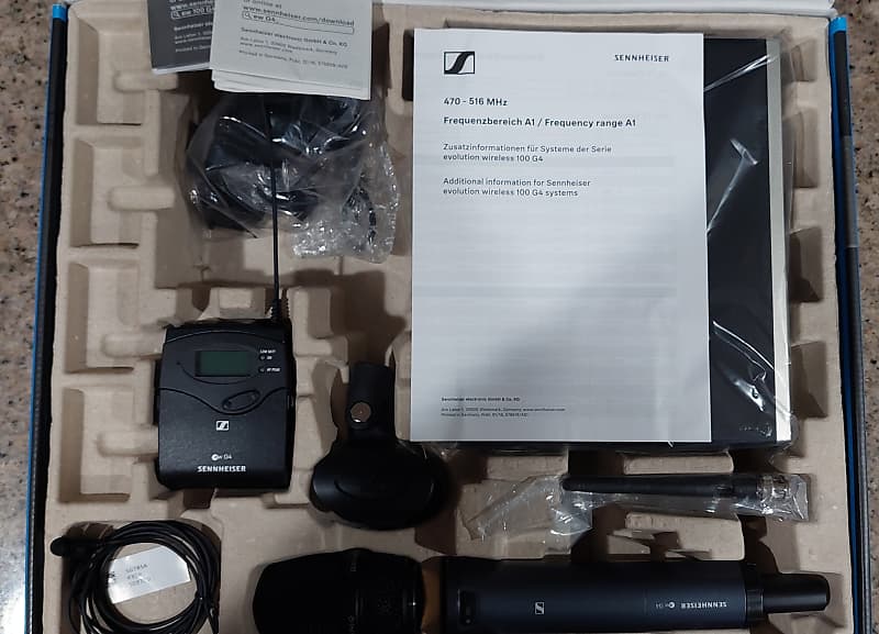 Sennheiser Ew g4 wireless system 2021 - Silver and black | Reverb