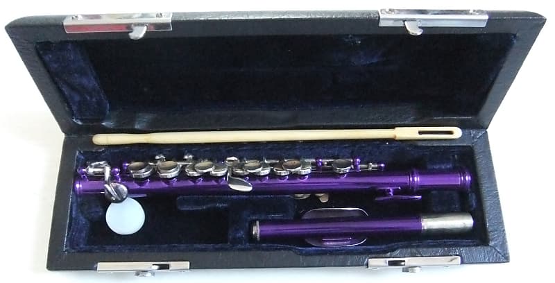 VENUS METAL PICCOLO, PURPLE FINISH, SILVER PLATED KEYS | Reverb