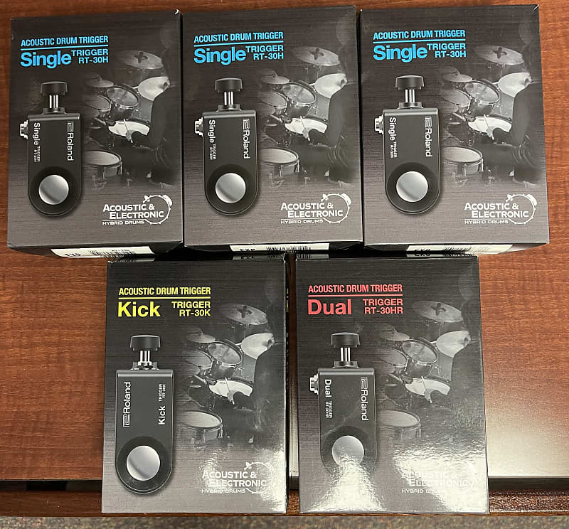 ROLAND DRUM TRIGGERS (five) | Reverb