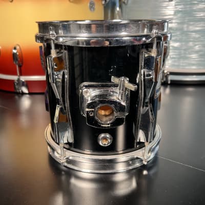 Vintage Late 80's Pearl BLX 7x8" Rack Tom in Piano Black | Reverb
