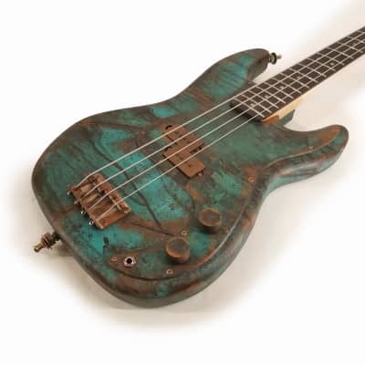 Wasteland Guitars P-Bass / Precision Bass 2023 - Rusty Surf | Reverb