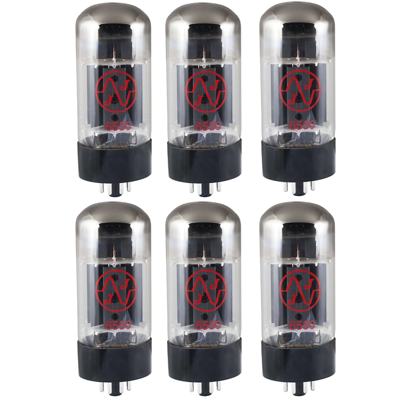 JJ Power Vacuum Tube, 6550, Matched Sextet | Reverb