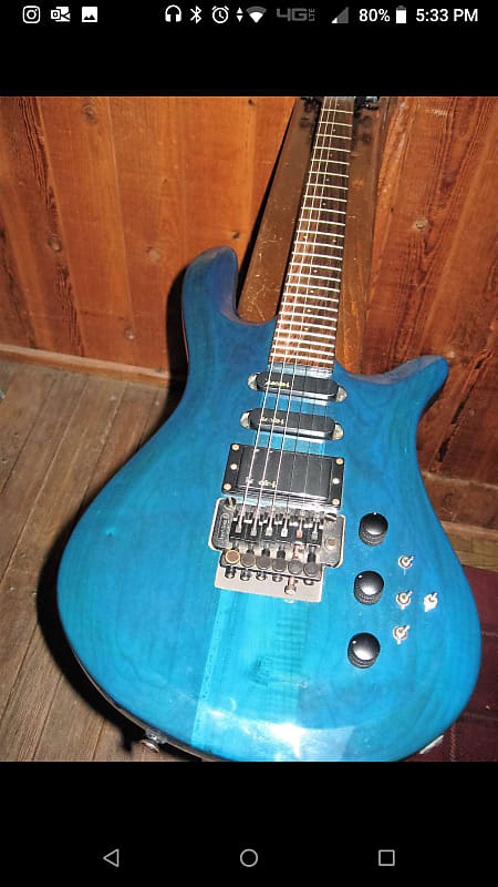 Kramer Spector NS-6B 1985 - Blue Stain | Reverb