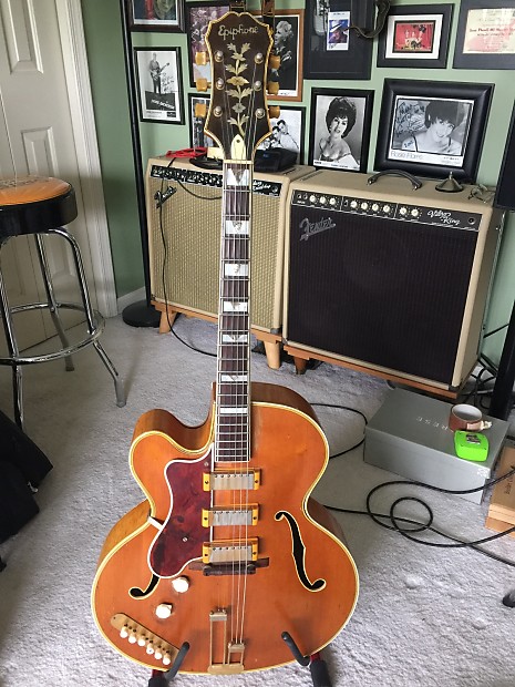 Epiphone Lefty Emperor Zephyr Regent Vari-tone 1951 Aged | Reverb