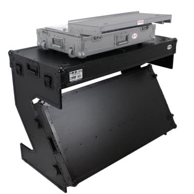 ProX XS-ZTABLEBLMK2 DJ Z-Table Folding DJ Table Mobile | Reverb