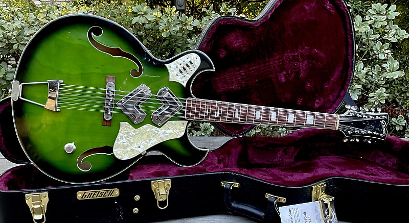 VINTAGE 1968 GRECO 960 "SHRIKE" 12 STRING - GREEN BURST - | Reverb