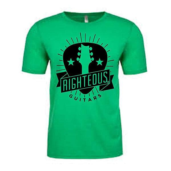 Righteous Guitars T Shirt Men's Envy Green - X-Large | Reverb
