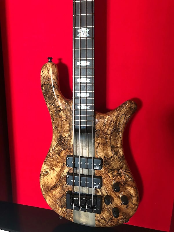 Spector USA NS-2 - Highly Spalted Maple - Ebony Fingerboard | Reverb
