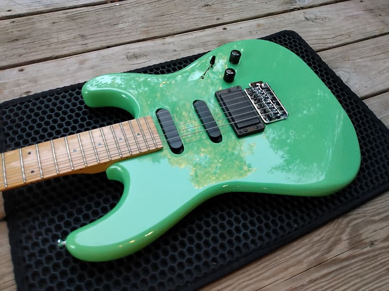 1988 Aria Pro 2 SL ST3 Rare Green, Vintage Collectable | Reverb