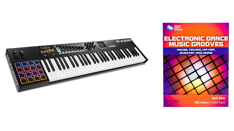 M-Audio Code 61 Black USB Keyboard Controller w/ Electronic | Reverb