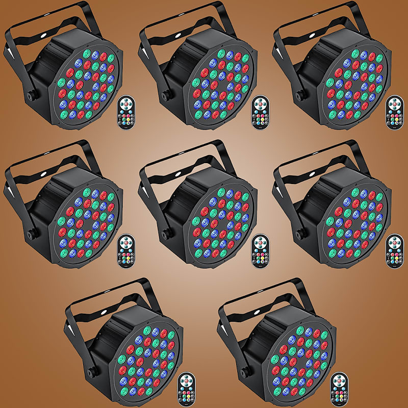 LED Par Lights DJ Stage Light Corded RGB 36 LED with Sound | Reverb