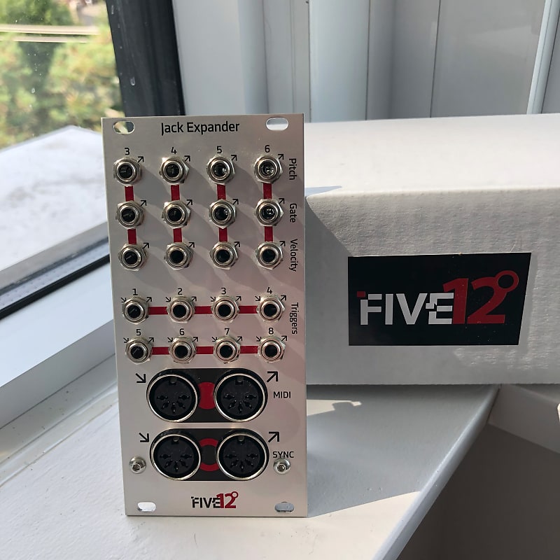 Five12 Jack Expander for Vector Sequencer - Silver | Reverb Canada
