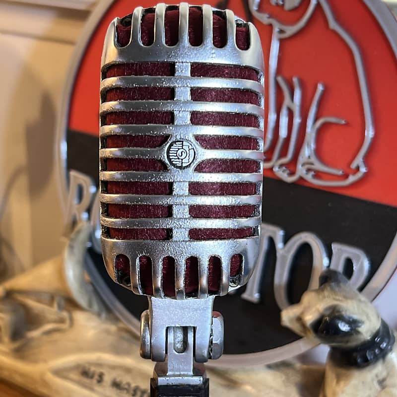 Vintage 1960's Shure 55SW Microphone - upgraded element - | Reverb