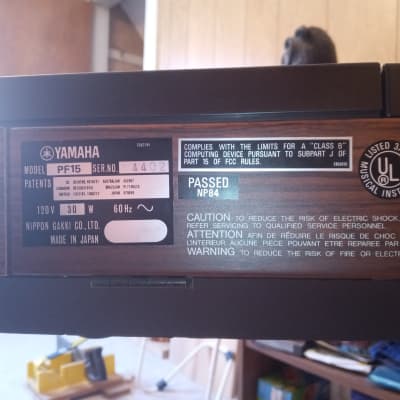 Yamaha pf15 electric piano (1983) | Reverb