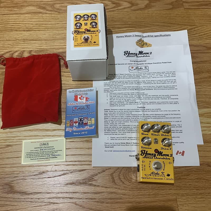 Aleks K Production Honey Moon Sweet Overdrive 2 2023 Free | Reverb