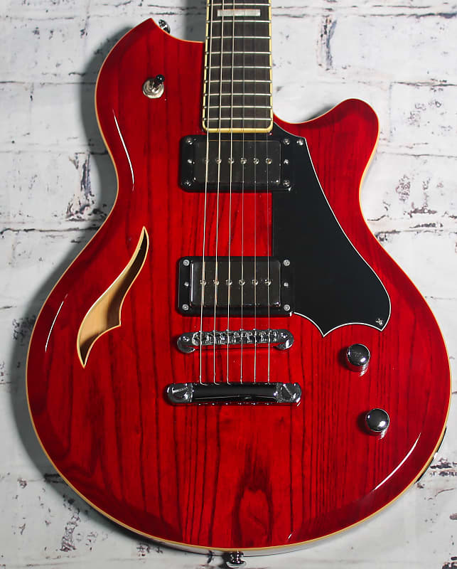Supro Supro Island Series Thinline - Gloss Trans Red | Reverb