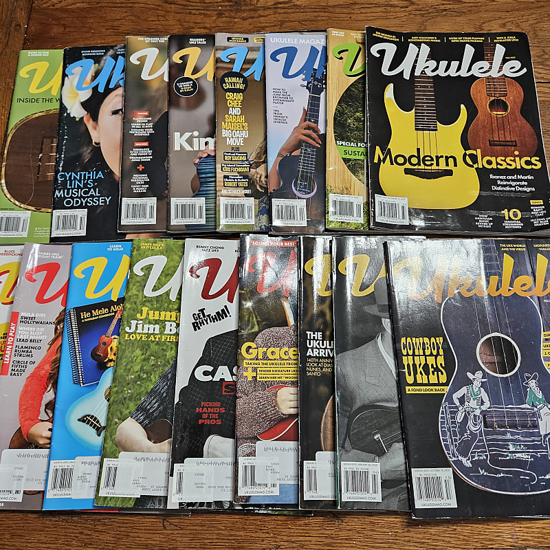 Ukulele Magazine 2017 - 2023 - Huge lot of Ukulele Magazines | Reverb