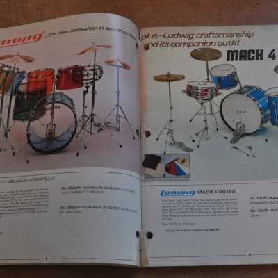 Ludwig vintage catalog booklet brochure. 1975 | Reverb