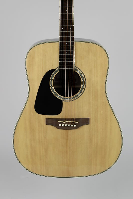 Takamine Left Handed Dreadnought Acoustic Guitar - Natural | Reverb