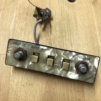 Hofner control panel / electronics 1961 narrow panel | Reverb