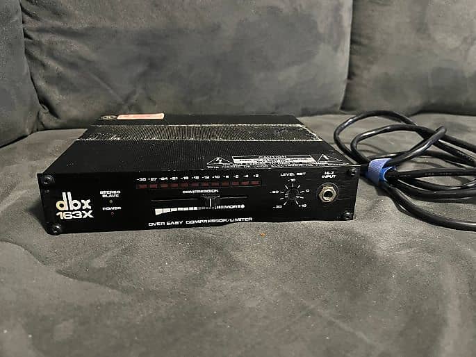 DBX 163x over easy compressor/limiter 163x mid 90s - blk | Reverb