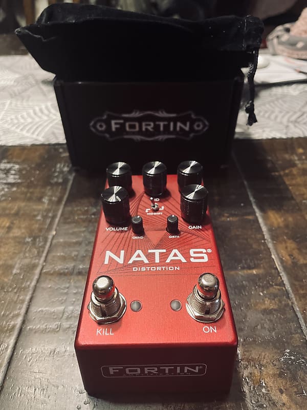 Fortin Amplification Natas distortion pedal 2023 - Red | Reverb