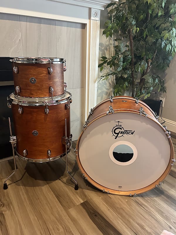 Gretsch Catalina Maple 2020s - Walnut Satin Glaze Drum Kit | Reverb