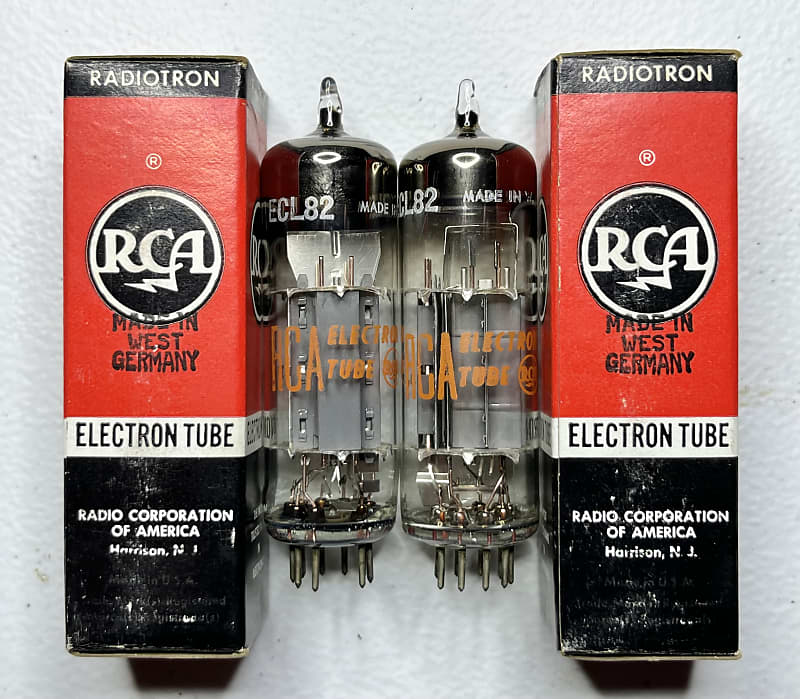 6BM8 ECL82 RCA Siemens Matching Tubes Same Codes West Germany | Reverb