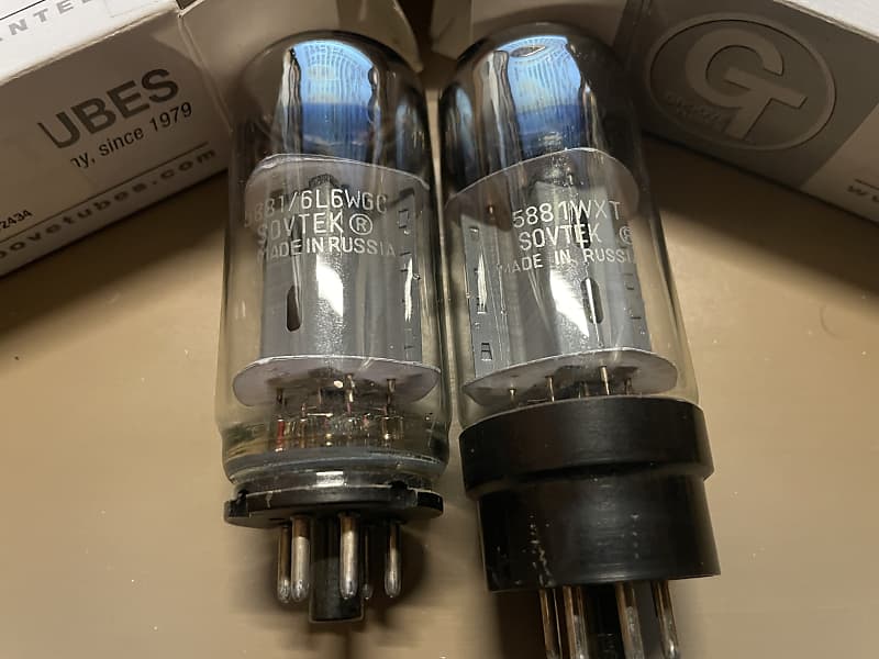 Pair of Sovtek 5881/6L6GC tubes | Reverb