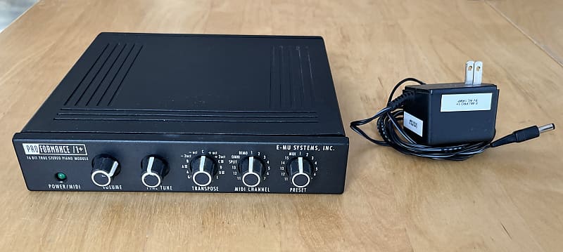 E-mu Proformance Plus Pro+ True Stereo MIDI Piano Module | Reverb