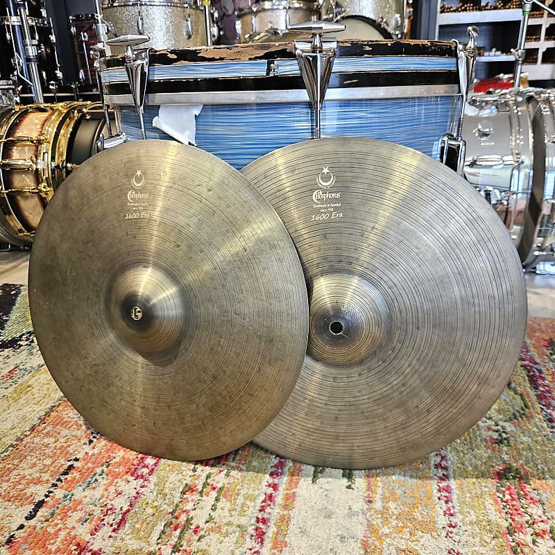 Bosphorus 14" 1600 Era Hi Hats 908g/1044g | Reverb