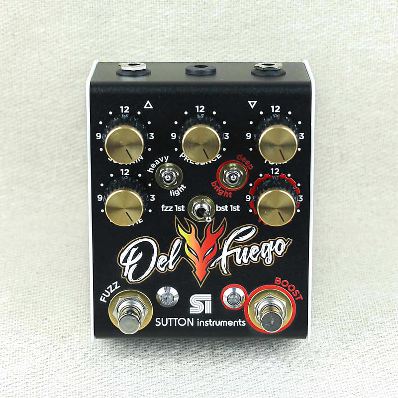 Sutton Instruments Del Fuego Fuzz & Boost FX Pedal | Reverb