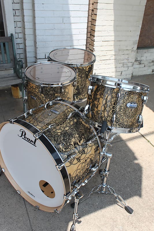 Pearl Masters Maple Complete 4 piece Cain and Able | Reverb