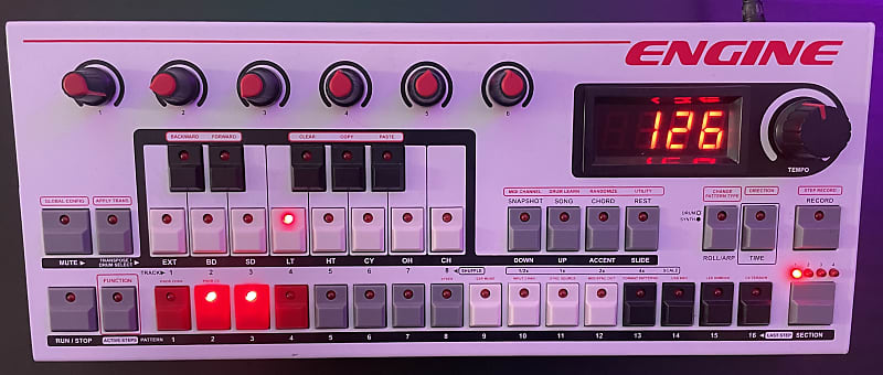 Social Entropy Engine - MIDI & CV sequencer - red/white | Reverb