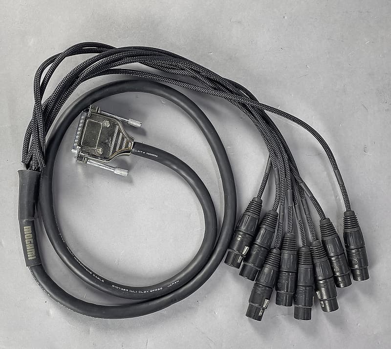 Mogami 2932/Neutrik 8 channel snake 5 ft 2000's - Black | Reverb